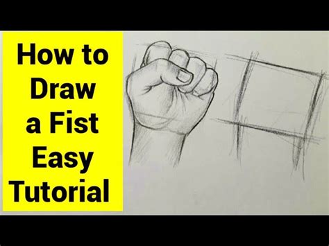 Left Fist Drawing