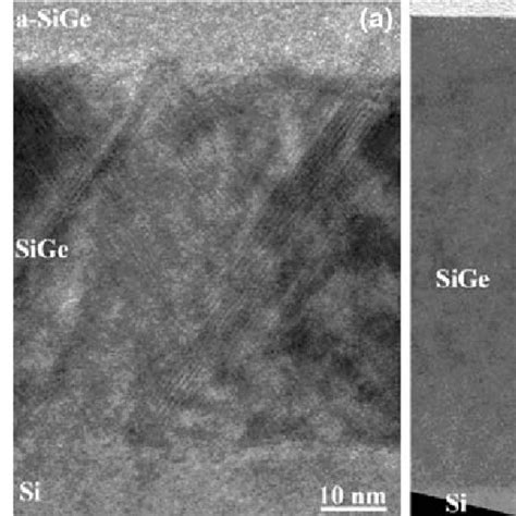 Cross Sectional Transmission Electron Microscopy Image Of Epilayers