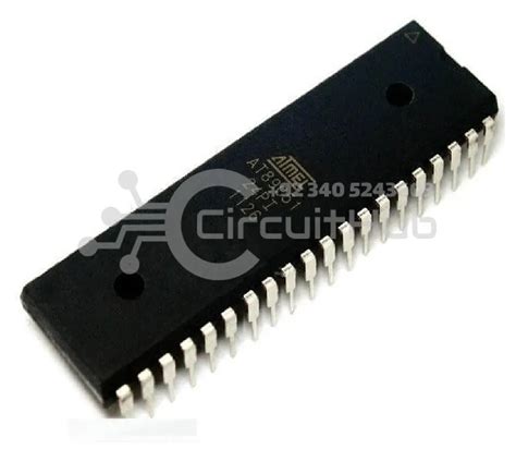 Atmel 8051 AT89C51 AVR 40 Pin DIP Microcontroller CircuitHub