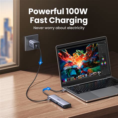 Ugreen Hub 10 In 1 Hub Usb C Hub Hdmi Vga Adapter 4k 30hz Usb C To Usb 3 0 100w Fast Charging
