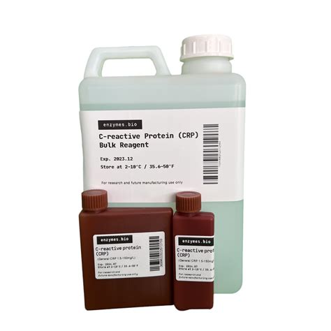 C 반응성 단백질 Crp 일반 Crp 1 5 150mg L 검사 키트 대량 시약 Enzymes Bio