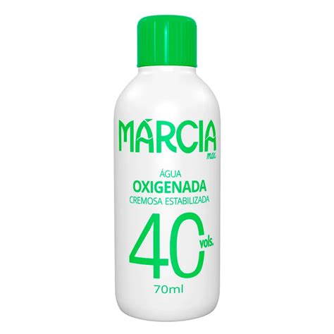Água Oxigenada Márcia Cremosa Estabilizada 40 Volumes 70ml Drogaria