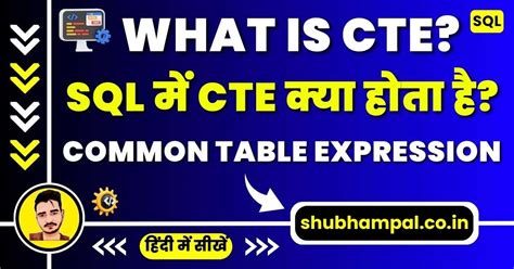 Common Table Expression In Sql Sql Cte