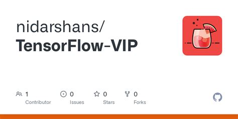 Github Nidarshans Tensorflow Vip