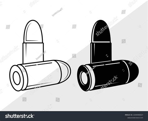 Bullet Svg Printable Vector Illustration Stock Vector Royalty Free Shutterstock