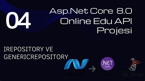 4 asp core 8 0 web api onlineedu projesi irepository ve