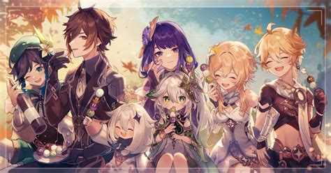 原神2周年pixiv插画图片精选都是好看的呢 BoBoPic
