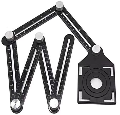 Tile Marking Tool Tile Cutting Measuring Tools 6 Folding Ruler Six