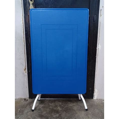 Foldable Plastic Table 3 X3 Or 2x3 RED White Blue Mamak Hawker