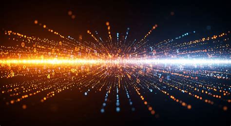 Digital Data Stream Stock Illustration Illustration Of Abstract