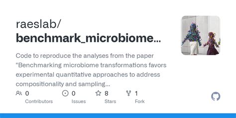 GitHub Raeslab Benchmark Microbiome Transformations Code To Reproduce The Analyses From The