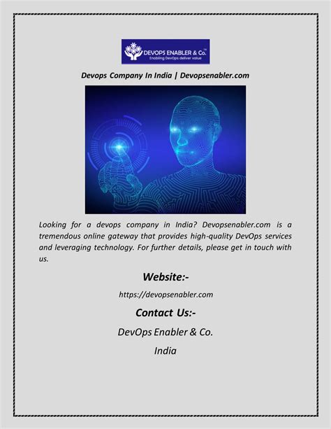 Ppt Devops Company In India Devopsenabler Powerpoint Presentation