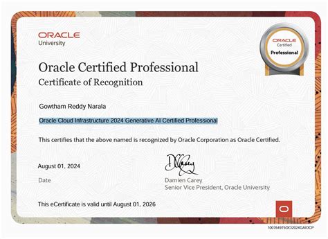 Gowtham Reddy On Linkedin Oraclecloud Generativeai Ai