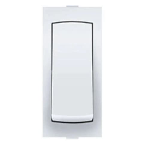 Anchor Ziva White Switch 16 A 1 Module 1 Way
