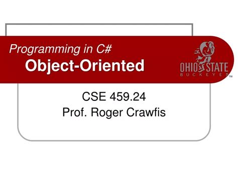 Ppt Object Oriented Programming In C Concepts Powerpoint Presentation Id9451948
