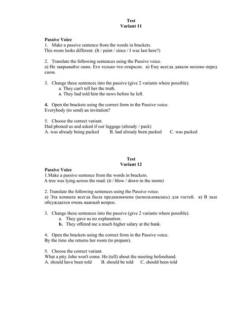 Passive Voice Test Doc