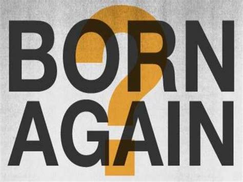 A Born Again Christian