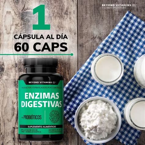 Enzimas Digestivas Probióticos Suplemento Alimenticio en venta en
