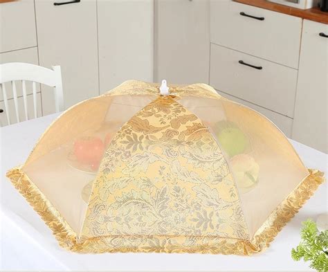 Food Cover Foldable Collapsible Pop Up Food Net Cover Table Food Cover
