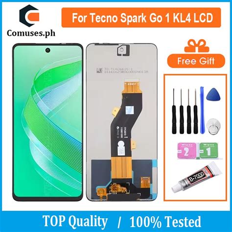 Comuses Lcd For Tecno Spark Go 1 Lcd Display Touch Screen Digitizer Assembly Replacement