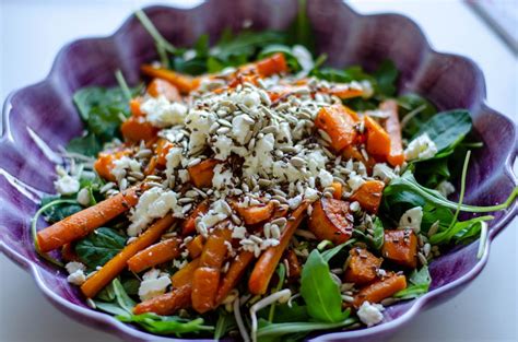 Steningerecept Sallad Med Sötpotatis Och Morötter