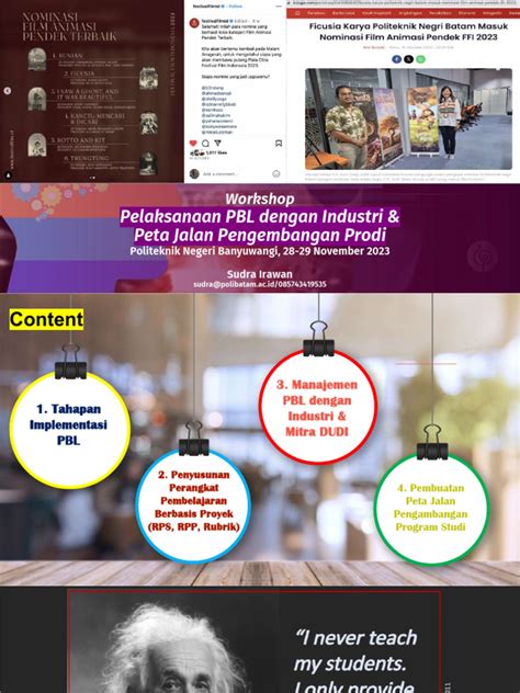 Slide Workshop Project Based Learning 27 28 November 2023 Poliwangi Pdf