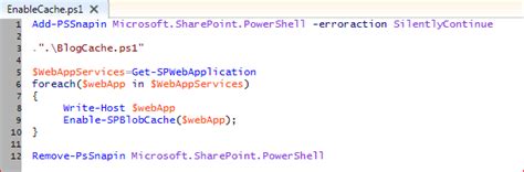 Sharepoint Connoisseur Powershell Scripts To Optimize Sharepoint 2010