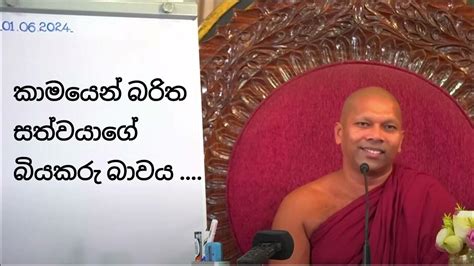 කාමයෙන් බරිත සත්වයාගේ බියකරු බාවය Youtube