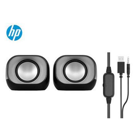 HP Mini Speaker For PC And Laptop 3 5mm USB Powered Hi Fi Output Stereo Sound Effect Line