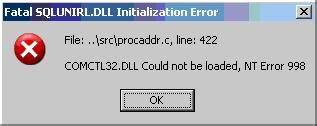 Sqlunirl Dll Initialization Error Windows Diary