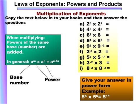 PPT Multiplication Rules For Exponents PowerPoint Presentation Free Download ID