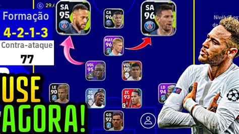 A Melhor Formação 2 SA no Contra Ataque do eFootball 22 Mobile