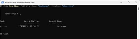 Creating New Files And Directories Using Windows Powershell New Item Cmdlet Tech Hyme
