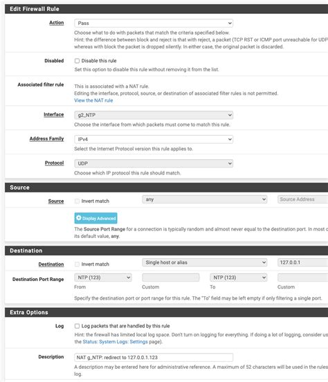 Redirect Ntp To Pfsense Not Working For Me Netgate Forum