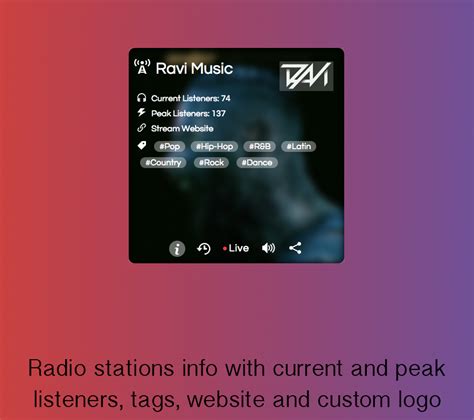 shoutcast and icecast radio web player by danialsabagh codecanyon
