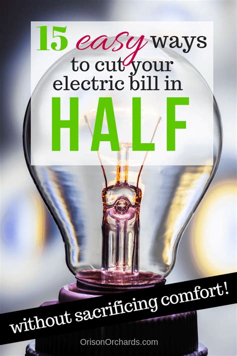 15 Easy Ways To Save On Electricity Orison Orchards