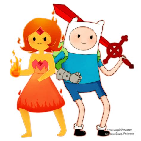 Hora De Aventura Finn E Princesa De Fogo