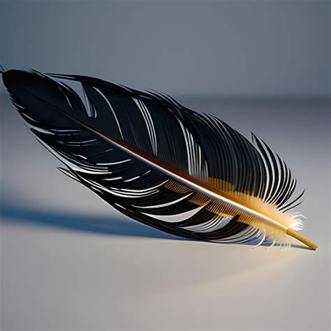 Premium Ai Image Feather Artwork