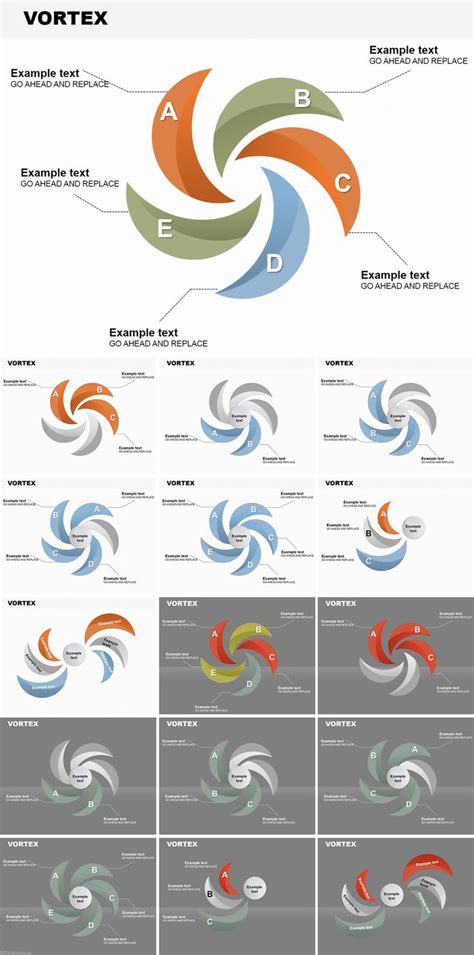 Vortex PowerPoint Charts Template Elevate Your Presentations