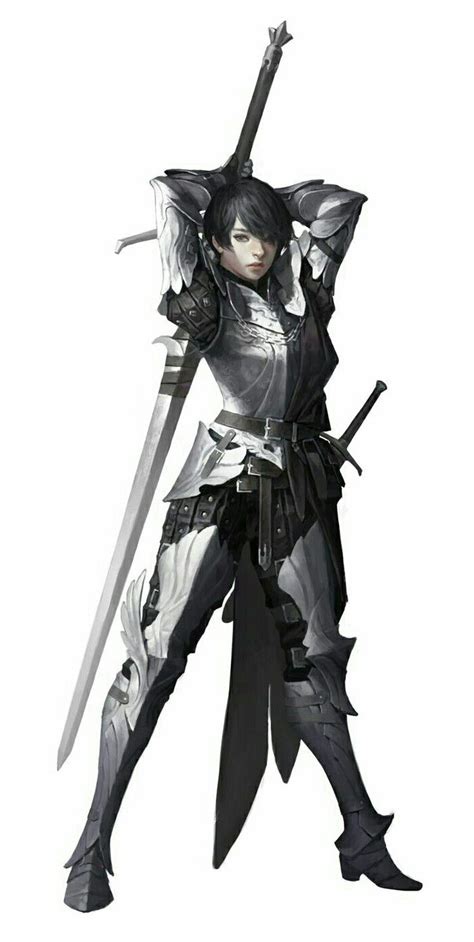 Human Female Fighter Warrior Pathfinder Pfrpg Dnd Dandd D20 Fantasy