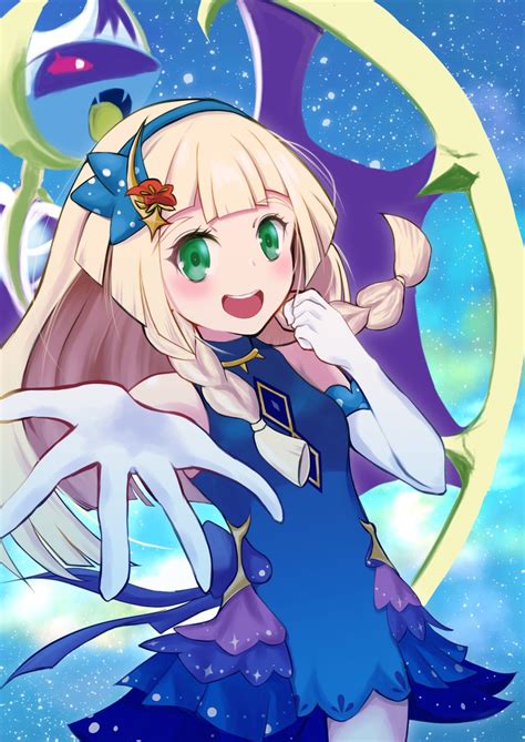 Lillie Lunala And Lillie Pokemon And 2 More Drawn By Mikeneko