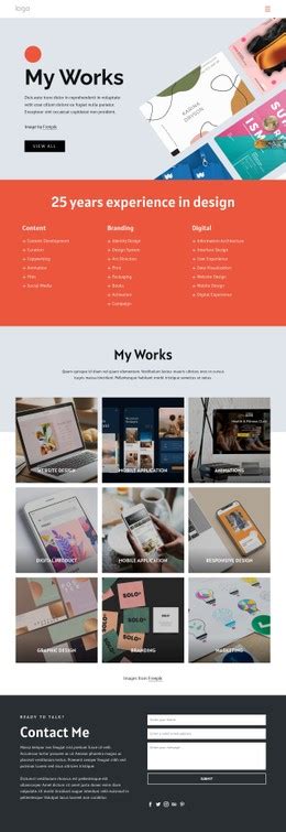 Amazing Portfolio CSS Template