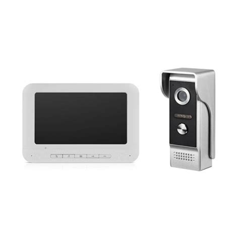 4 Wire Audio Video Intercom System With Monitor Isesar Complete Video Intercom Equipment And