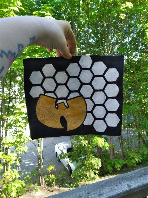 Wu Tang Honey Comb Patch Etsy