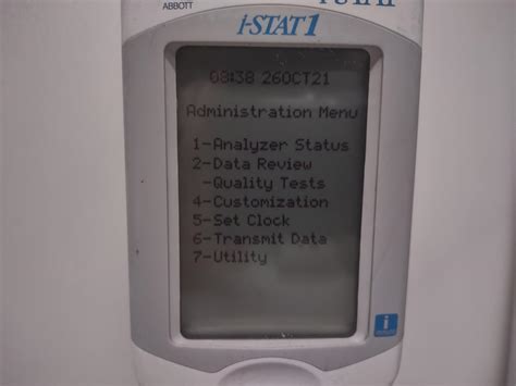 Abbott I Stat 1 Mn 300 Hematology Analyzer No Batteries Technology