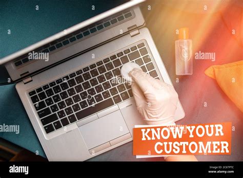 Writing Note Showing Know Your Customer Business Concept For The Idea
