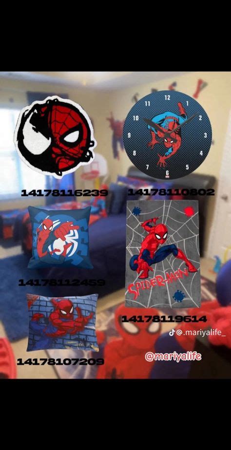 Spider Man Decal Codes Bloxburg