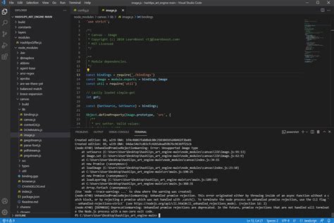 UnhandledPromiseRejectionWarning Error Unsupported Image Type Issue