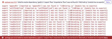 Failed To Install Dependency For Yjs · Issue 310 · Exposnack · Github