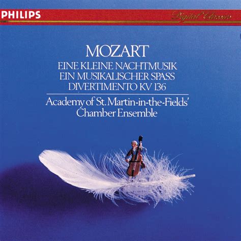 Eine Kleine Nachtmusik Mozart Marriner Amf Amazon Ca Music